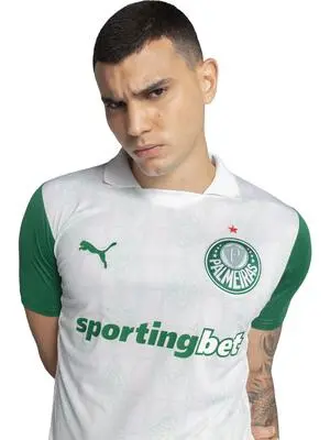 PUMA Palmeiras Torcedor '25 Away Soccer Jersey - White