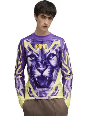 PUMA Long Sleeve Soccer Jersey - Purple