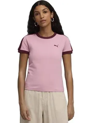 PUMA T7 Slim T-shirt - Pink