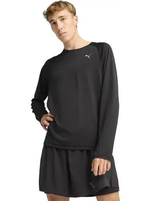PUMA Run Velocity Long Sleeve Running T-shirt - Black