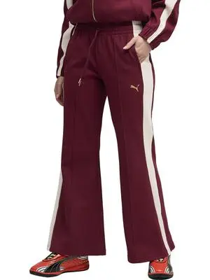 PUMA T7 Flared Track Pants Red