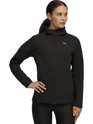 PUMA Run Raincell Hooded Running Jacket - Black