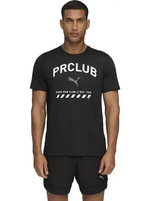 PUMA Run Club Mesh Running T-shirt - Black