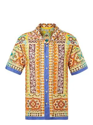 Etro Printed Cotton Bowling Shirt - Multicoloured
