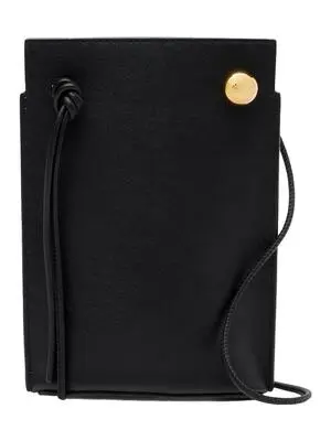 Loewe Pebble Dice Leather Pouch - Black