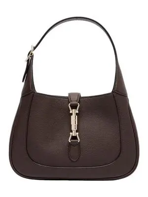 Gucci Jackie 1961 Small Leather Shoulder Bag - Brown