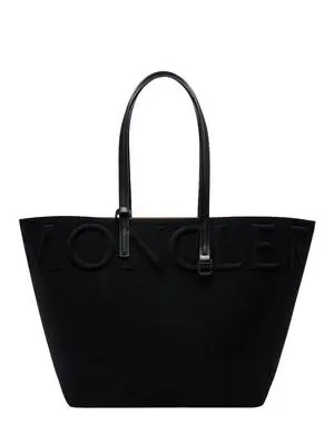 Moncler Knitted Tote Bag - Black