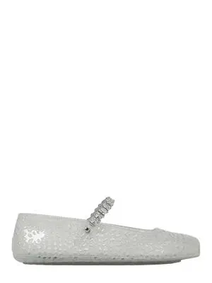 JIMMY CHOO Jimmy Choo Ballet Flat Silver