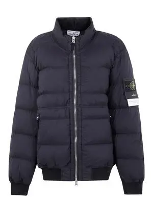 Stone Island Padded Bomber Jacket - Black