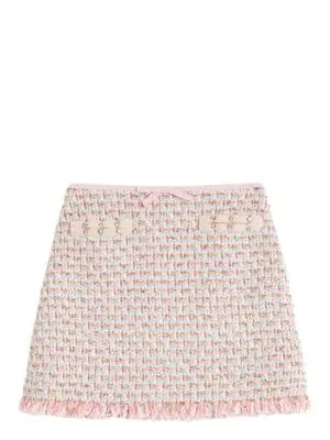 Valentino Garavani Tweed Mini Skirt - Multicolour