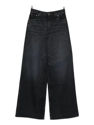 Chloé Wide Leg Denim Jeans - Black