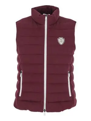 Brunello Cucinelli Quilted Vest - Bordeaux
