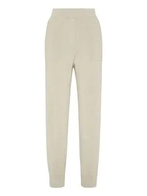Brunello Cucinelli Cashmere Trousers - Beige