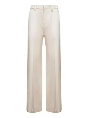 Brunello Cucinelli Wide Leg Trousers - White