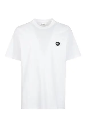 Carhartt Work In Progress Logo Cotton T-shirt - White