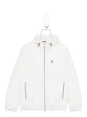 Brunello Cucinelli Nylon Blouson Jacket - White