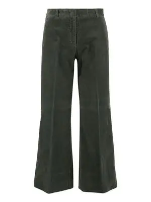 QL2 QUELLEDUE Stretch Cotton Melody Pants - Verde Scuro