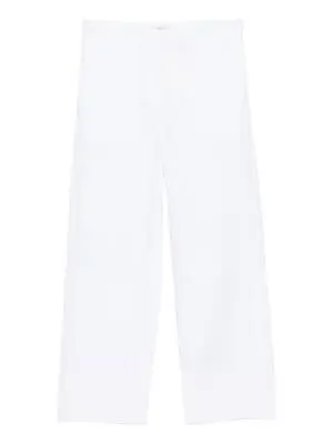 TOTEME Organic Cotton Trousers - White