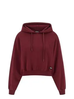 ROTATE BY BIRGER CHRISTENSEN Terry Back Hoodie - Bordeaux
