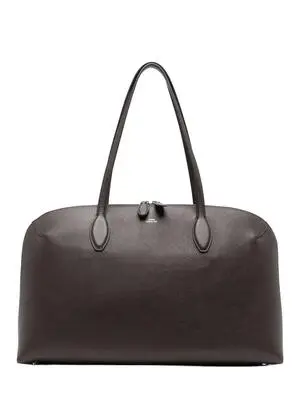 TOTÊME Day Leather Tote Bag - Brown