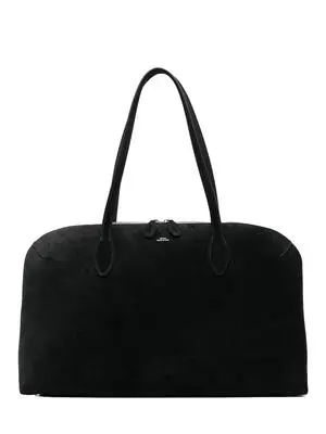 TOTEME Day Suede Tote Bag - Black