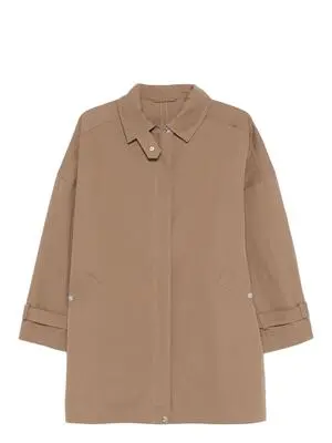 TOTEME Organic Cotton Oversized Trench Coat - Beige