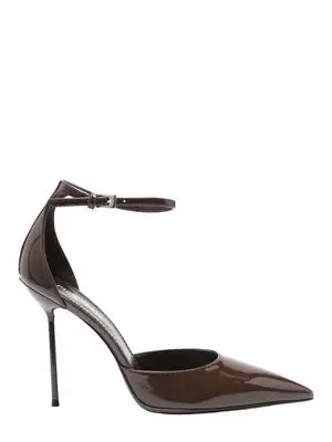 Paris Texas Lidia Patent Leather Pumps Marrone Scuro