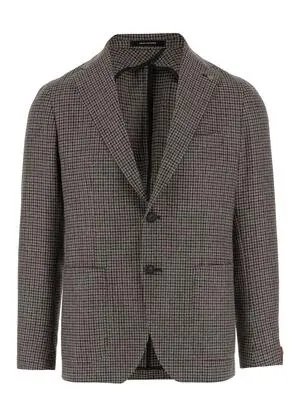 Tagliatore Single-breasted Wool Jacket - Red