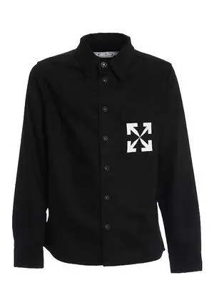 Off-White Single Arrow Denim Shirt - Black