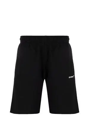 Off-White Diag Sweatshort - Black