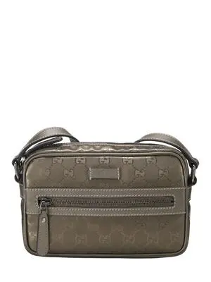Gucci Gg Imprime Camera Bag - Gold
