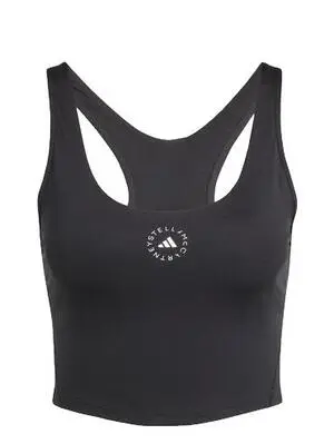 Adidas By Stella McCartney Truestrength Yoga Cropped Tank Top - Black