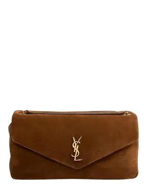 Saint Laurent Large Calypso Chain Bag - Tan