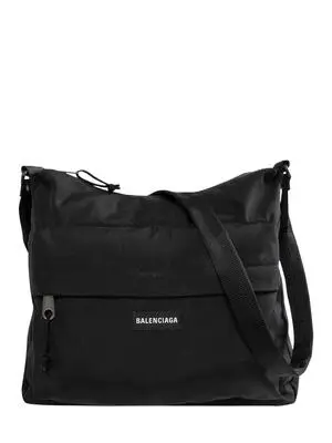 Balenciaga Recycled Nylon Shoulder Bag - Black