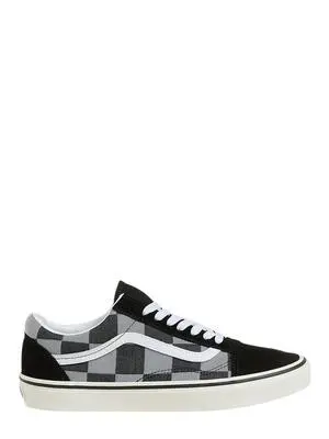 VANS Old Skool Checkerboard Sneakers - Black