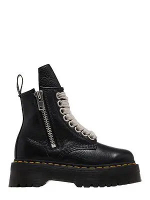 Rick Owens Dr. Martens X Strobe 1460 Quad Sole Jumbo Lace Boot - Black