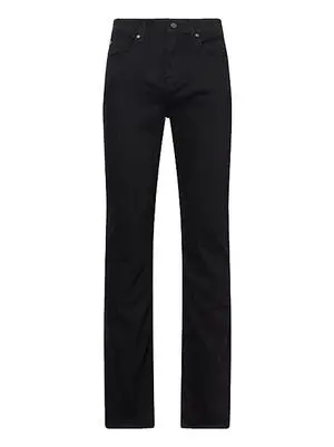 7 For All Mankind Standard Straight-leg Stretch-denim Jeans - Rinse Black