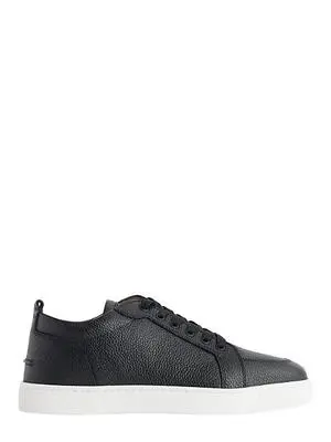 CHRISTIAN LOUBOUTIN Rantulow Leather Low-top Trainers - Black