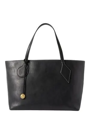 LIFFNER Sprout Large Leather Tote - Black