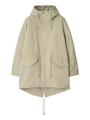 Burberry Detachable Warmer Nylon Blend Parka - Beige Beige