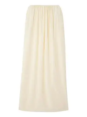 THE FRANKIE SHOP Aeson Jersey Maxi Skirt Cream