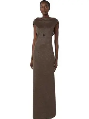 MAX MARA Lurex And Viscose Yarn Dress