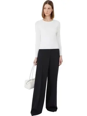 Max Mara Technical Viscose Sweater - White