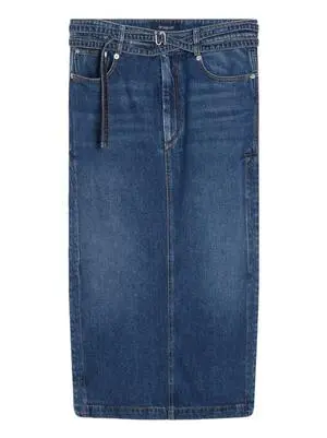 Max Mara Denim Pencil Skirt - Midnightblue