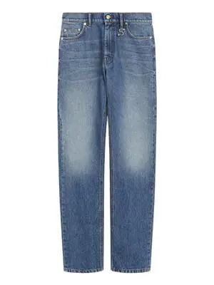 Max Mara Low-rise Straight-leg Jeans - Midnightblue