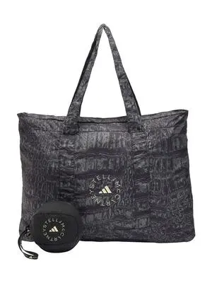 Stella McCartney Logo Graphic Print Packable Tote - Black