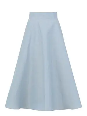 Martin Grant Semi Circle Midi Skirt - Light Blue