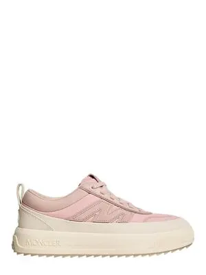 Moncler Altive Nubuck & Suede Sneakers - Pink