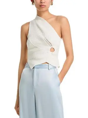 Cult Gaia Deneuve Knit Top - Off White