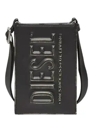 DIESEL® Mini Dsl Crossbody Bag - Black